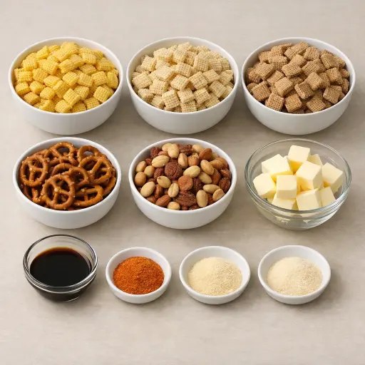Classic Savory Snack Mix Recipe | ItsOnly.Recipes